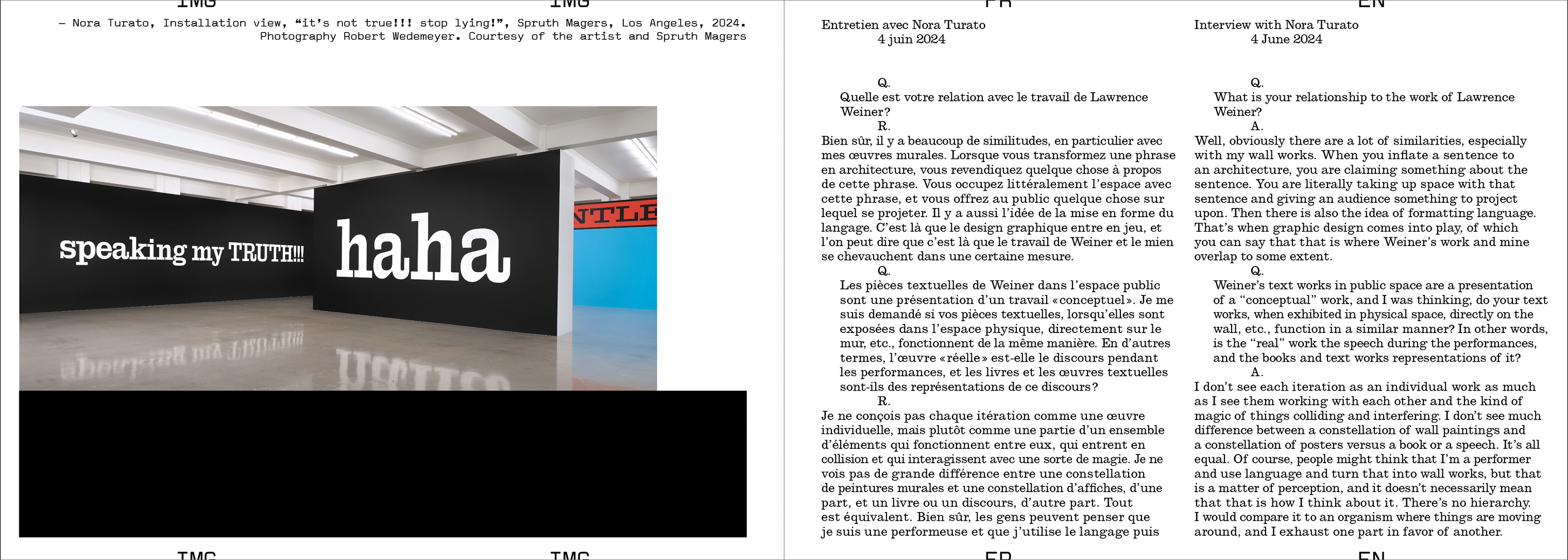 lawrence weiner interview