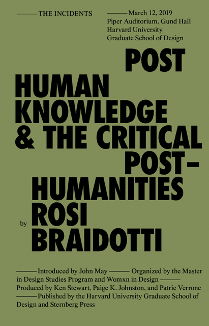 Rosi Braidotti : Posthuman Knowledge and the Critical Posthumanities ...